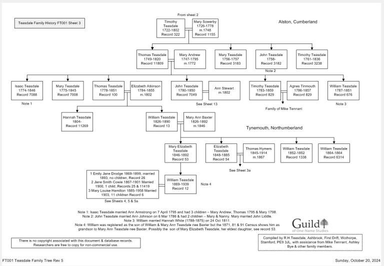 Researching Your Family Tree – Teasdale Family History